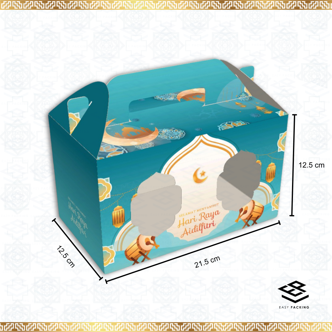 2025 New Design HOT ITEM Hari Raya Handle Box Hari Raya Gift Box Kotak ...