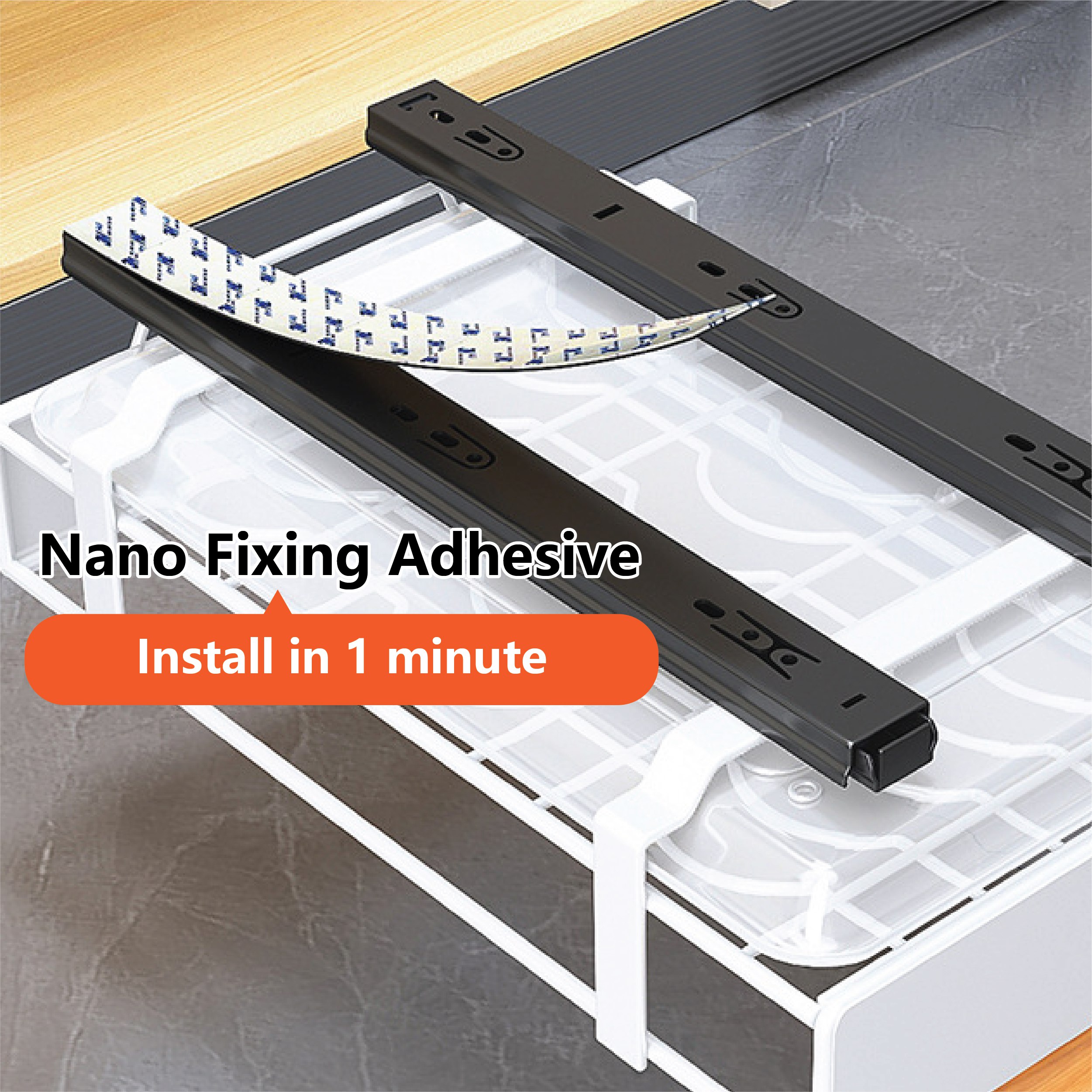 FIGARO Pull Out Basket Kitchen Cabinet Organizer Dish Rack Pull Out ...