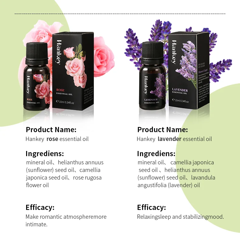 【Hankey Essential Oil】10ml Aroma Air Diffuser Water Soluble ...