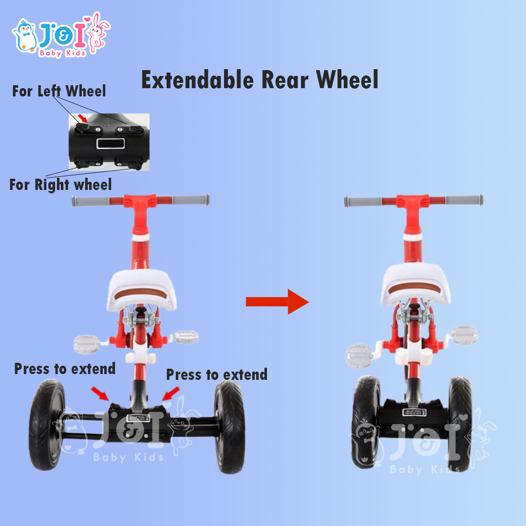 3 in1 Tricycle Kids Push Bike Balancing Bike Walker Basikal 3 roda ...