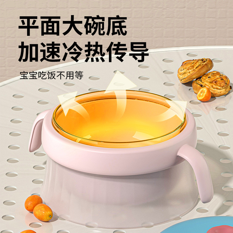New Item~Baby suction ppsu keep warm bowl 316 stainless steel material ...