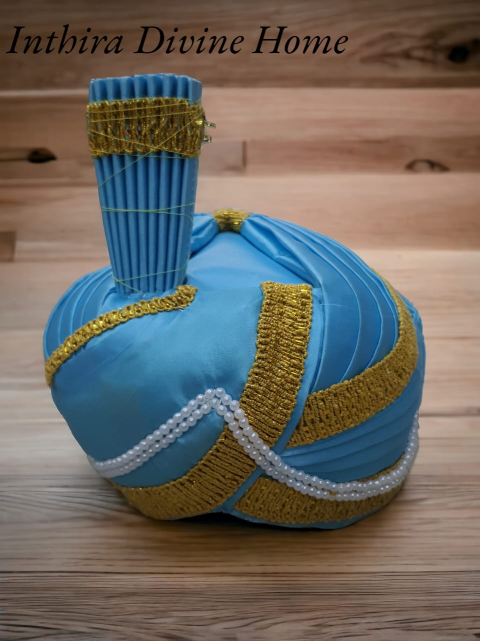 Thalapa / Embellished Art Silk Turban (Big Size Wedding/Deity) | Shopee ...