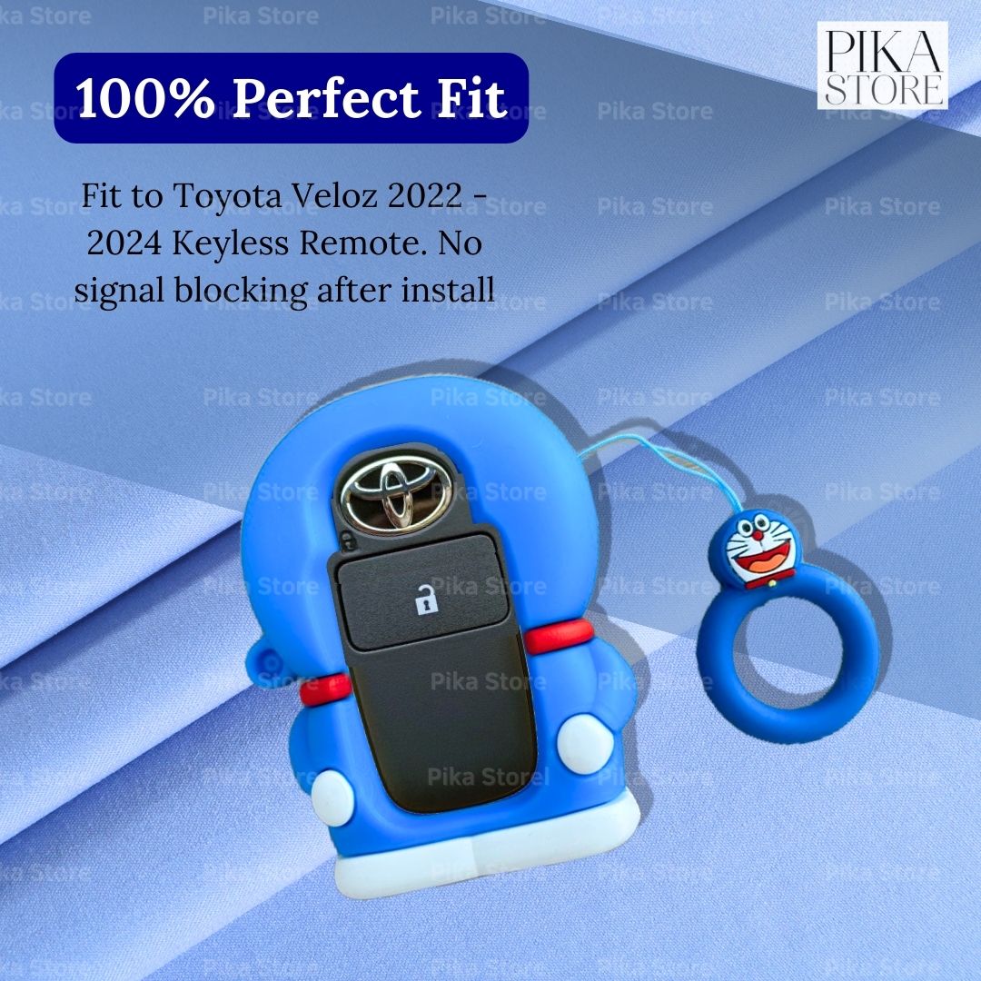 Toyota Veloz Key Cover Cartoon Cute Keyless Remote Car Key Case Sarung ...