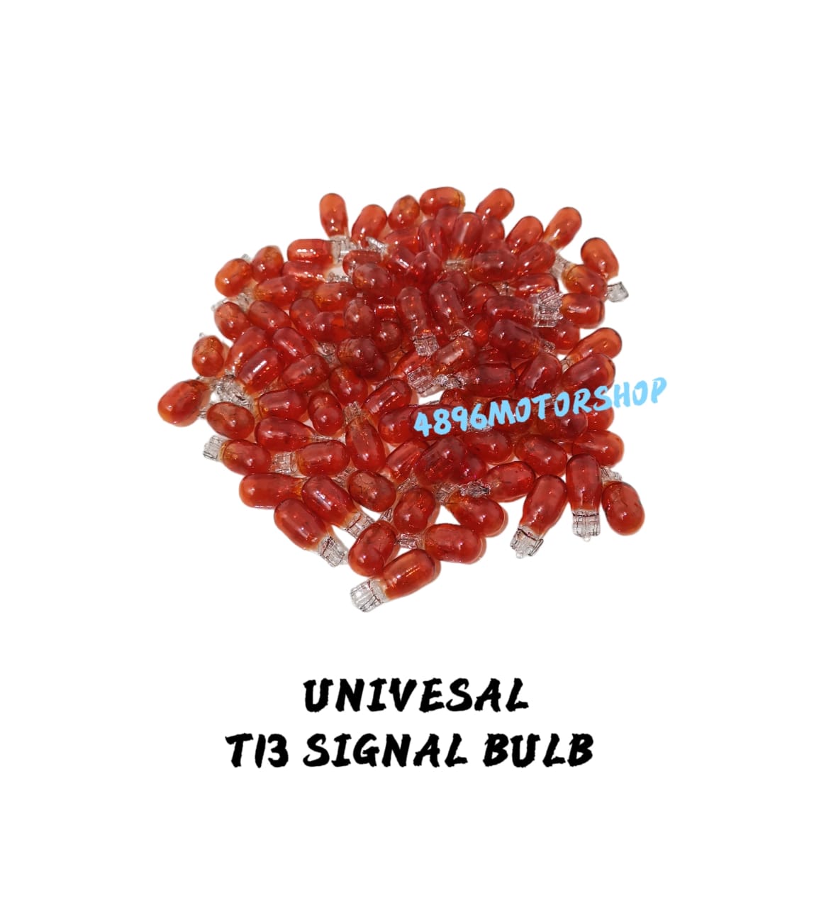 Bulb signal 12V 10 T13 Bulb Meter Orange Color Universal Signal Mentol ...