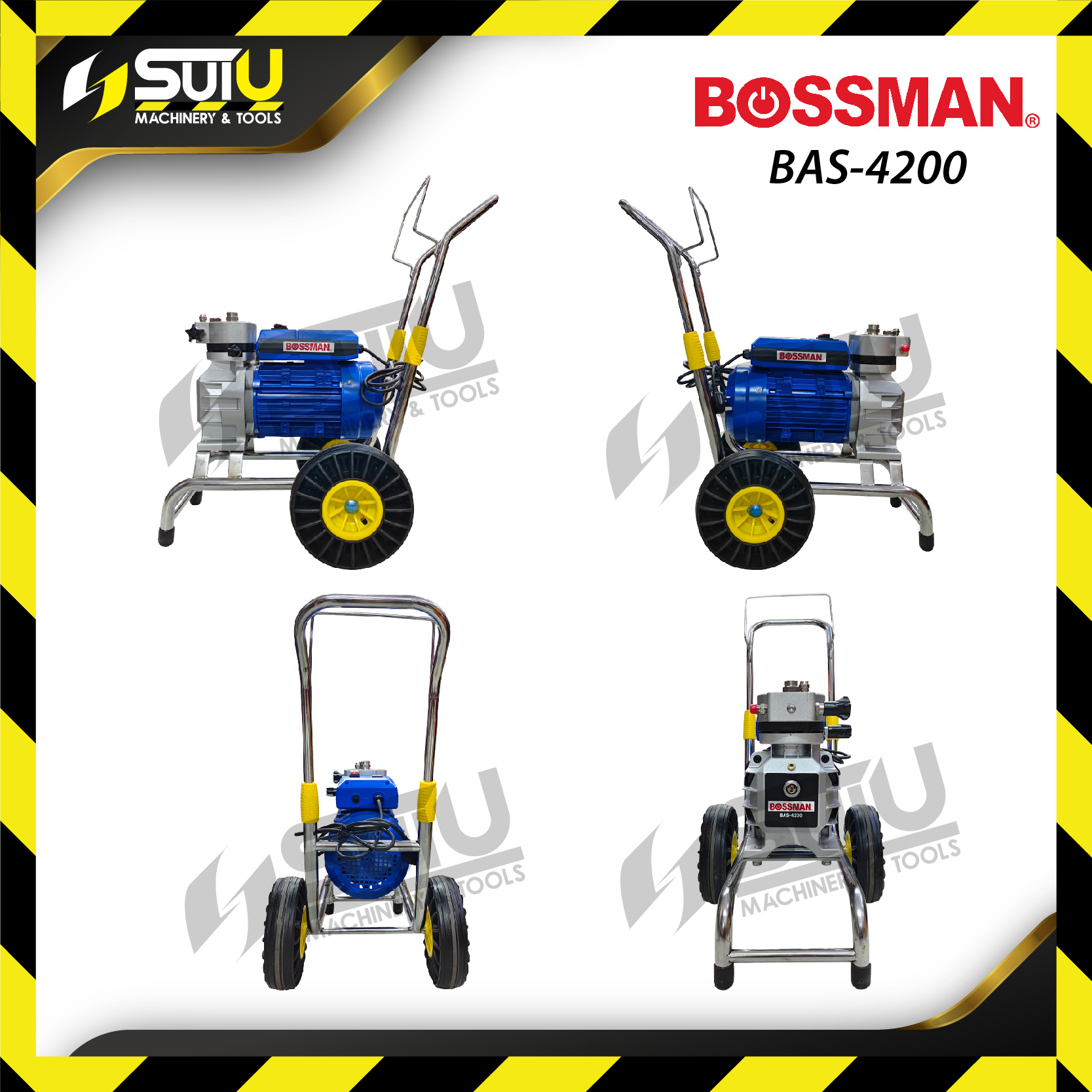 [100% ORIGINAL] BOSSMAN BAS4200 Airless Paint Sprayer / Spraying ...
