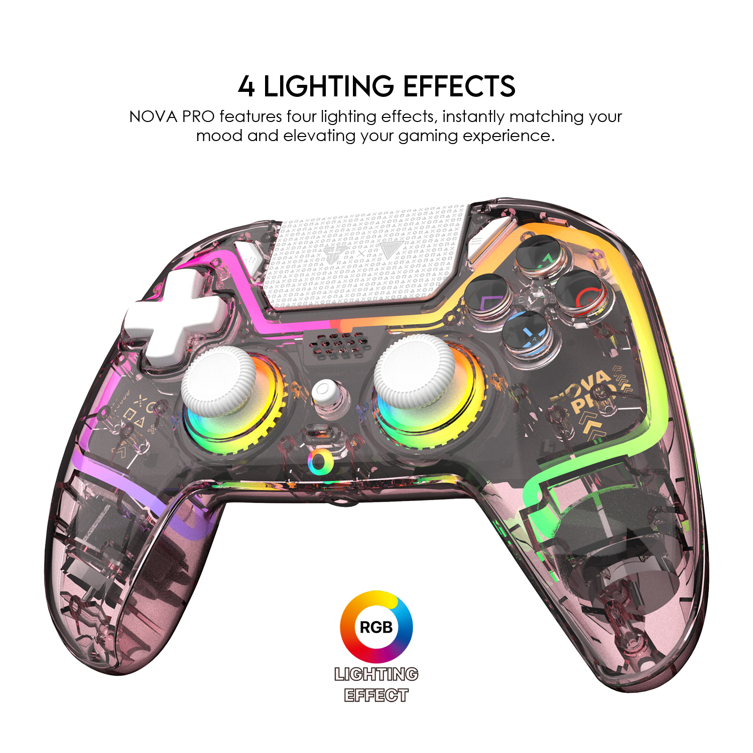 Fantech Gamepad Wireless Controller Anti-Drift Hall Effect NOVA Pro ...