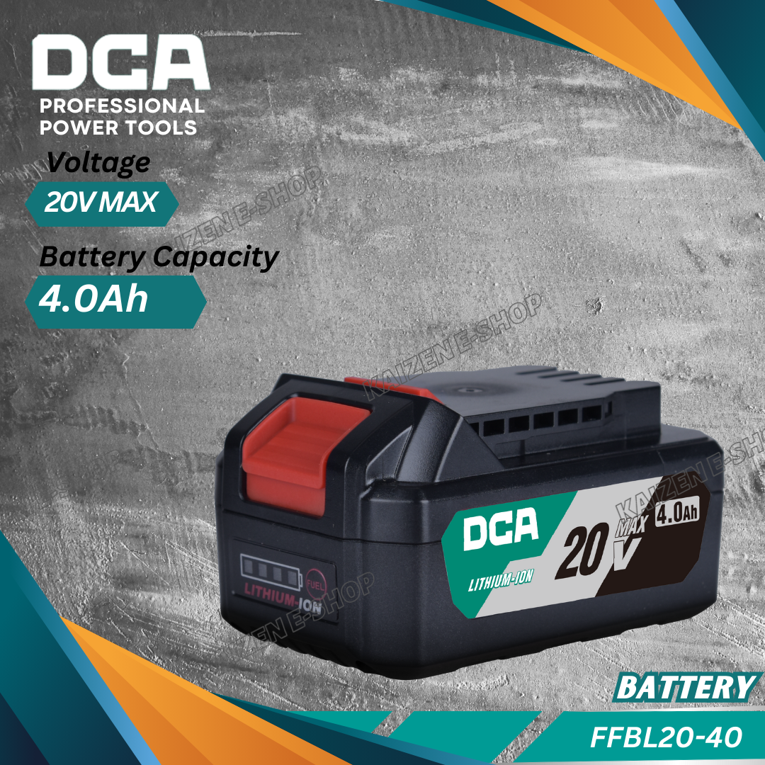 DCA FFBL20-40 20V Max Battery 4.0ah | Shopee Malaysia