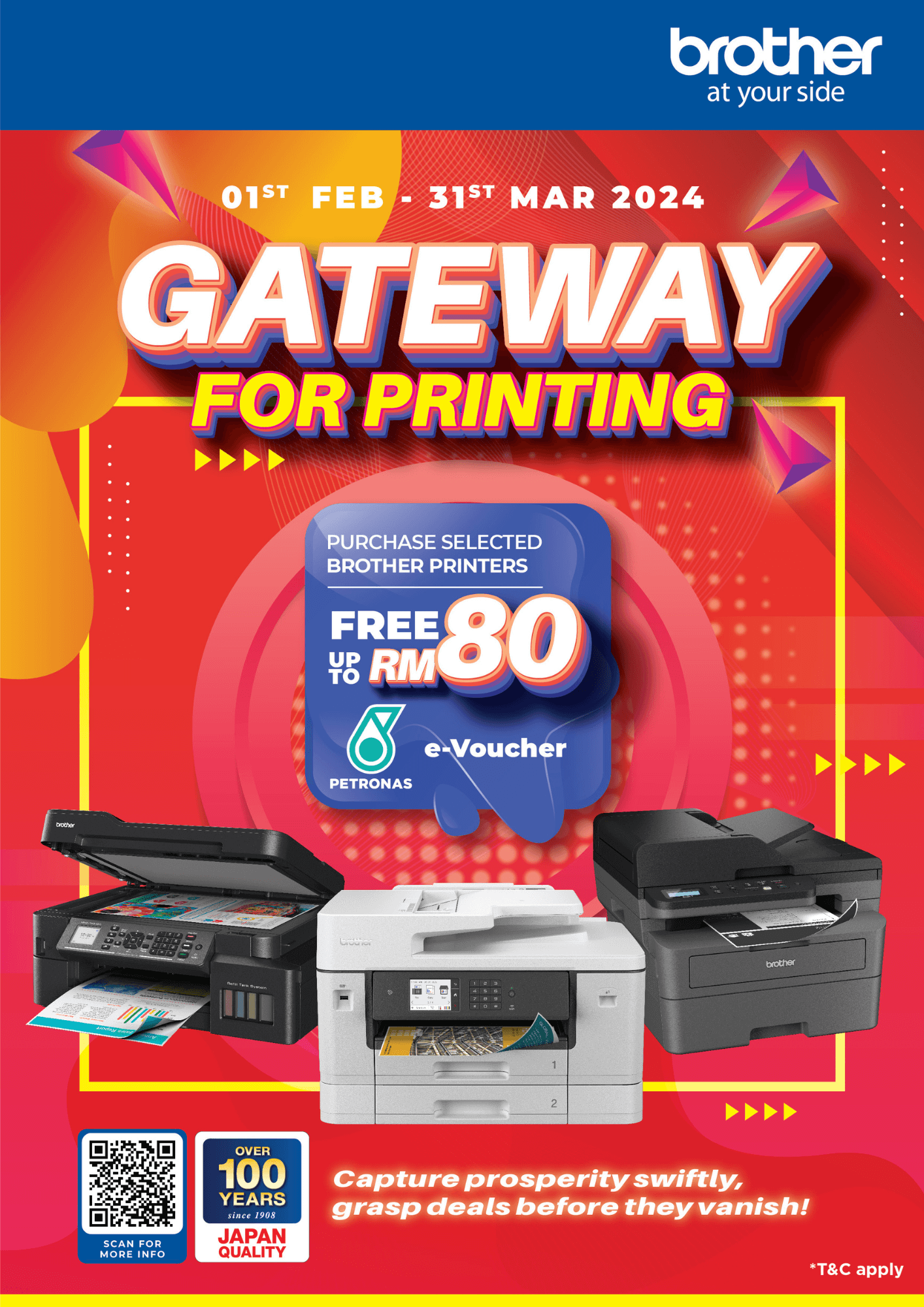 Brother DCP-T520W / T520W Refill Tank System Printer -Print Scan Copy ...