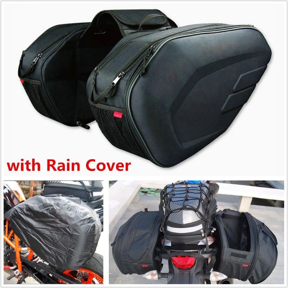 Motorcycle Waterproof Side Bag Luggage Helmet Travel Bag Tail Bag edge ...