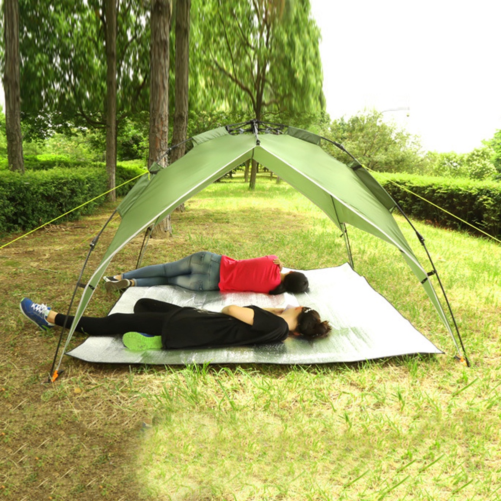 Waterproof Ground Mat Camping Double Sided Aluminium Foil Tikar Outdoor ...
