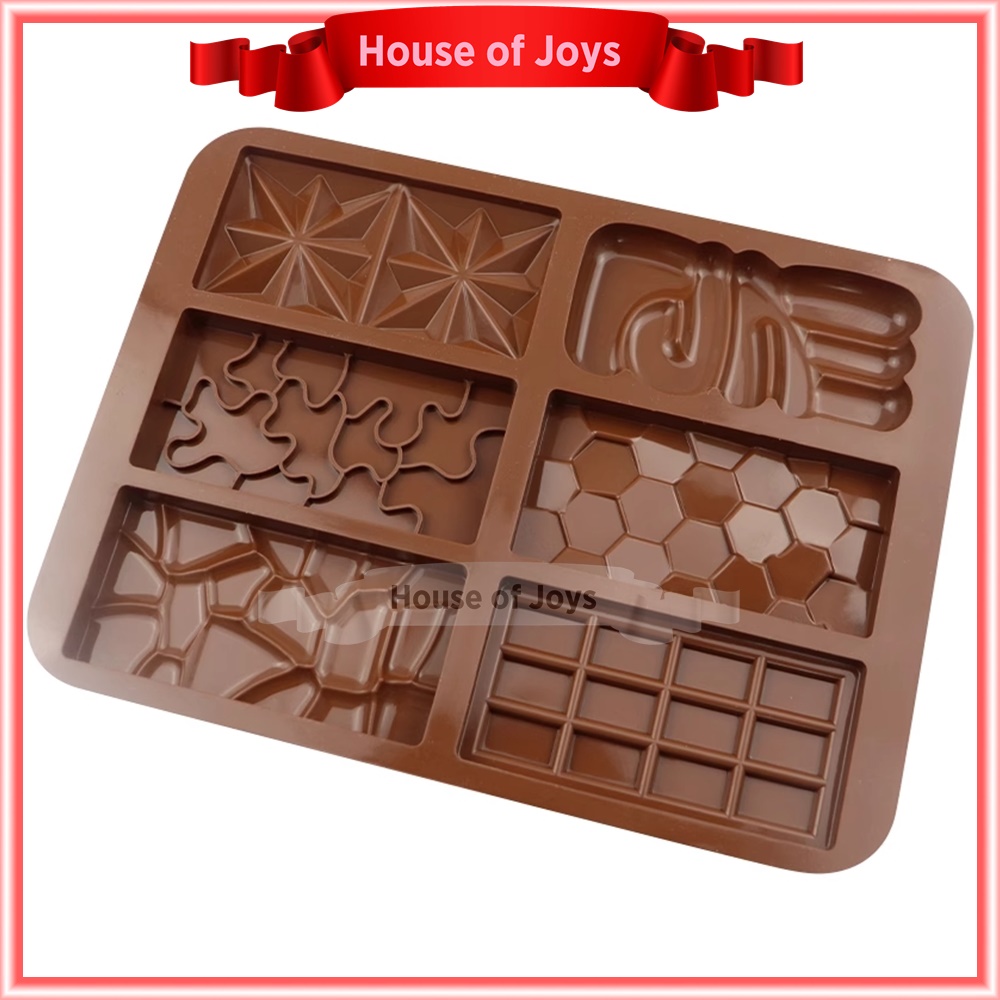 [Ready Stock] Silicone DIY Bar Chocolate Mold Candy Mould Baking Non ...