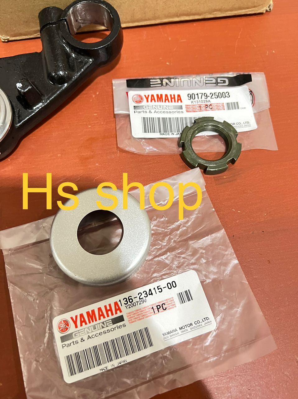 Yamaha RXZ KYB KAYABA UNDER BRACKET T FORK STEERING STEM Rxz Steering Cone Cover Steering Screw ...