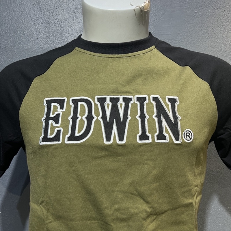 🔥New Arrivals🔥 EDWIN® Men’s Signature Logo Embroidery T-Shirt ( 7480 ...