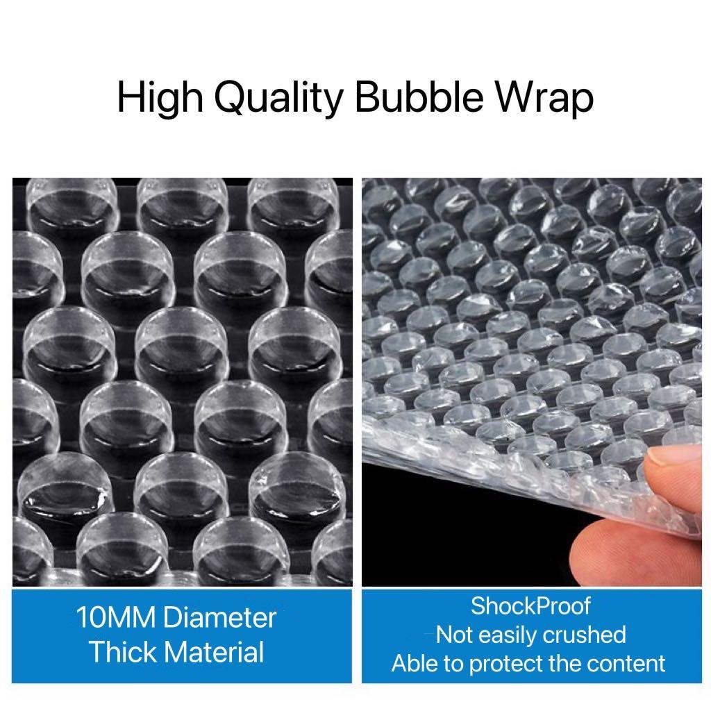 Bubble Wrap 20 meter x 0.5 meter Packing Packaging Plastic Wrap Single ...