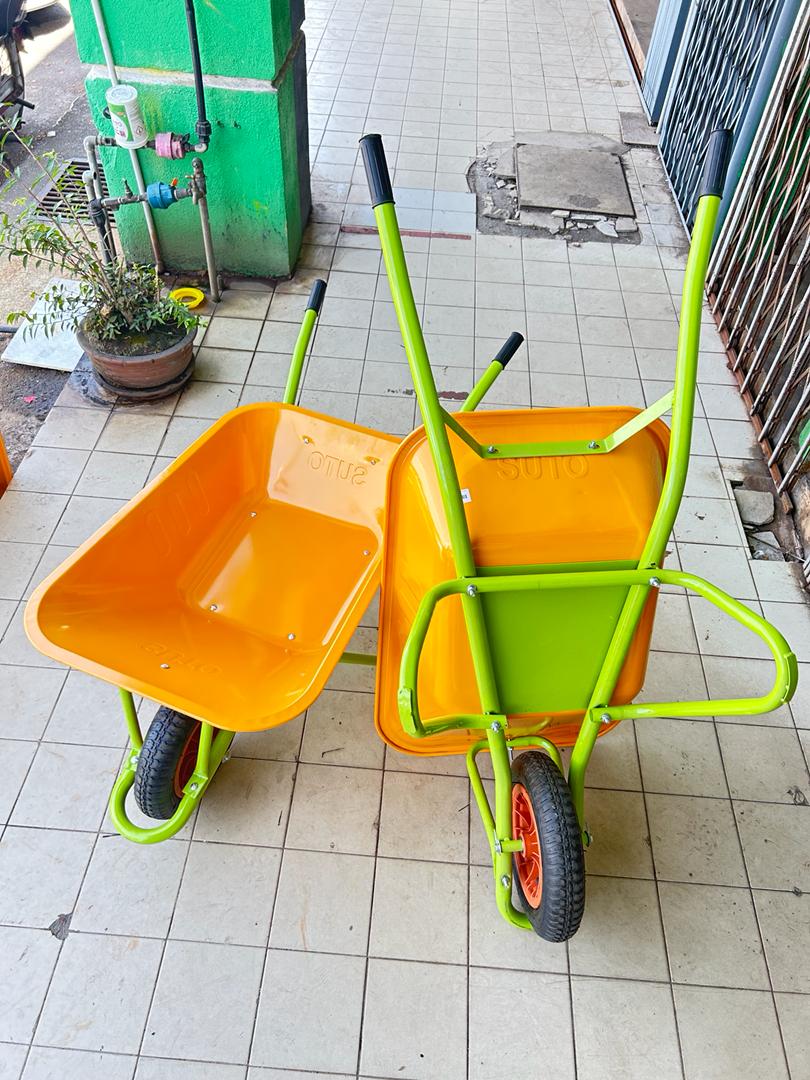 3 IN 1 Kereta Sorong Deep Wheelbarrow Siap Pasang Wheel Barrow/**Kereta ...