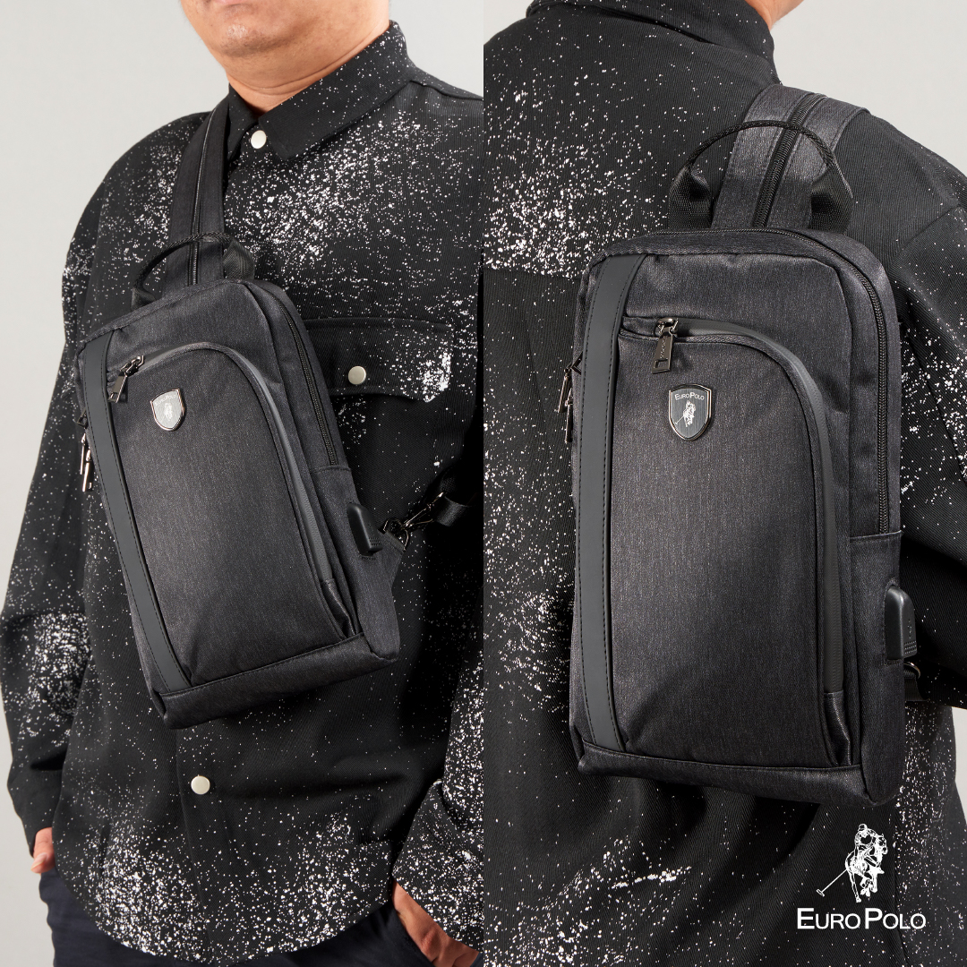 Euro Polo Men’s 2 Way Styling Crossbody Backpack Bag - EBK 40111 ...