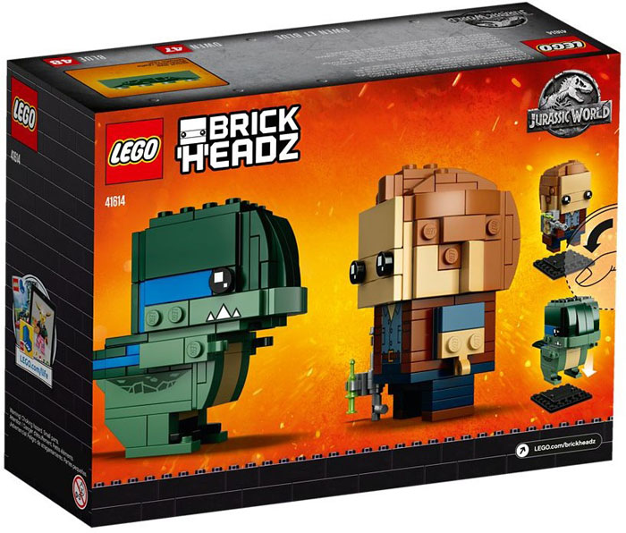 LEGO Brickheadz 41614 - Owen&Blue ( Jurassic World 2018 ) | Shopee Malaysia