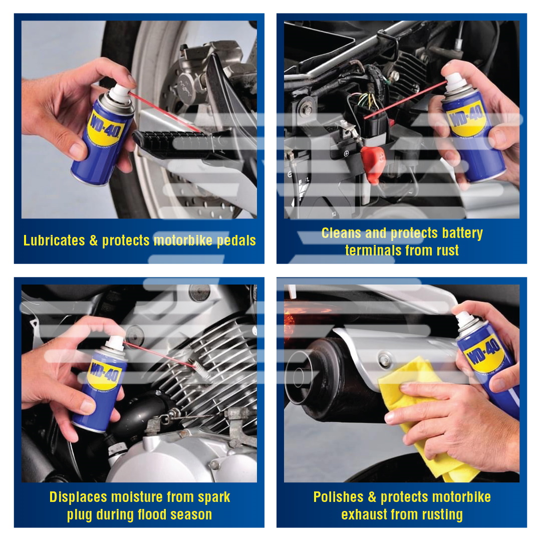WD-40 Multi Use Product Anti Rust Multi Purpose Lubricant Spray 412ml ...