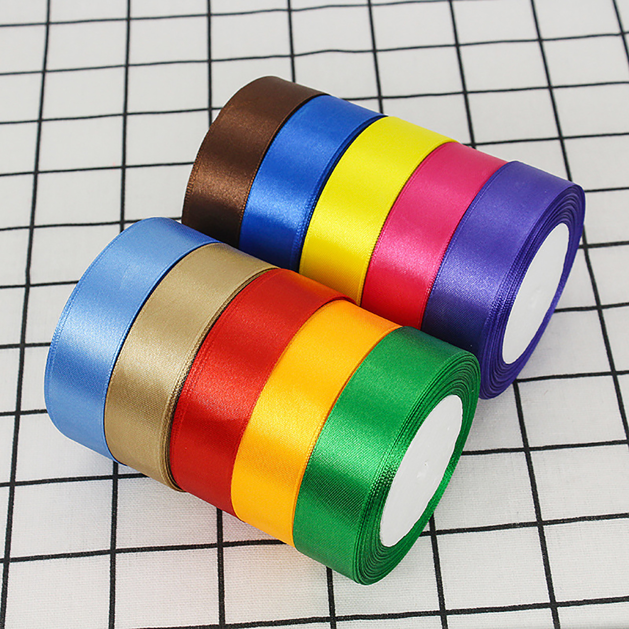 22M Satin Ribbon Gift Wrapping Flower Bouquet Reben Hiasan Hadiah Riben ...