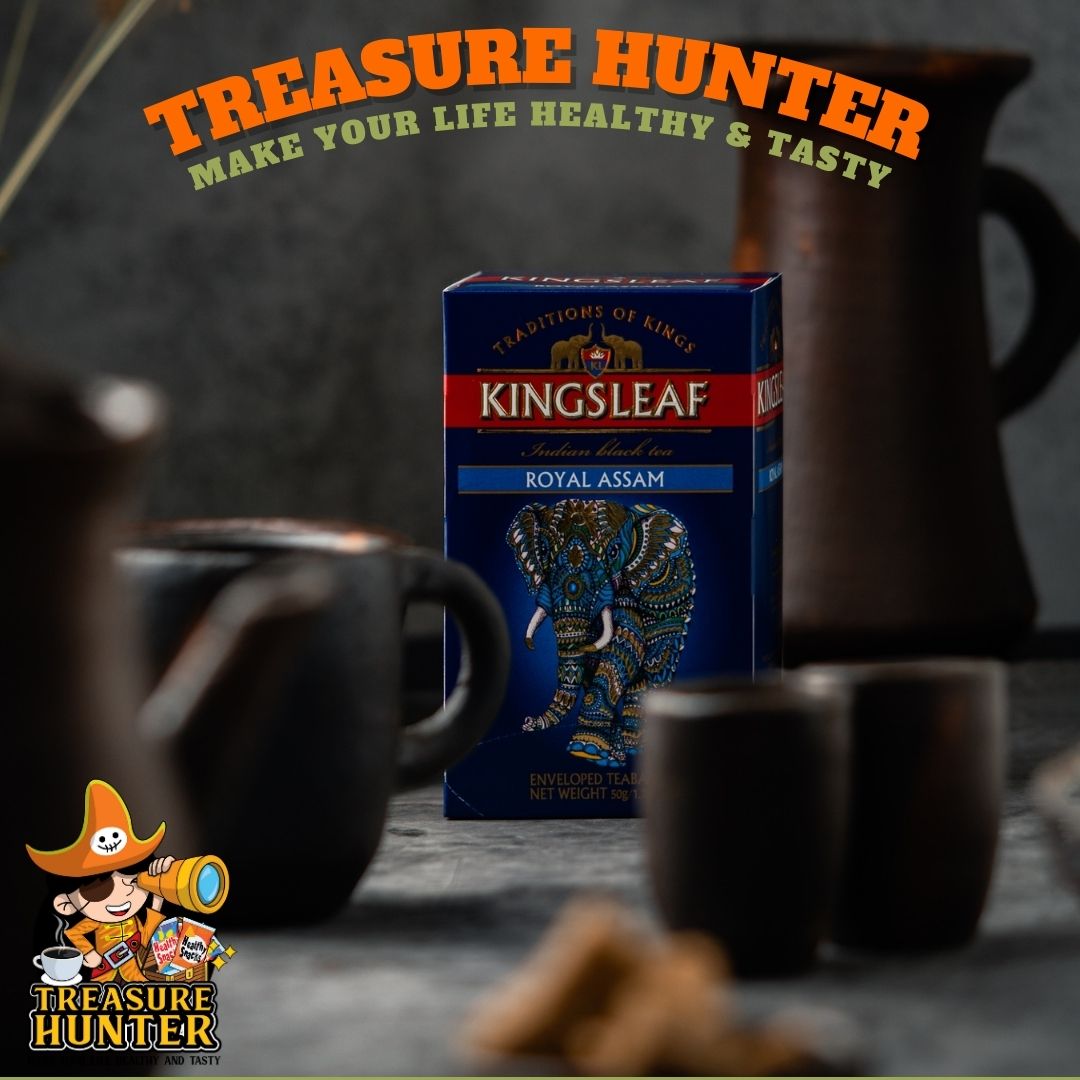 Kingsleaf Premium Royal Assam Tea Ceylon Black Tea 25E Individual Foil ...
