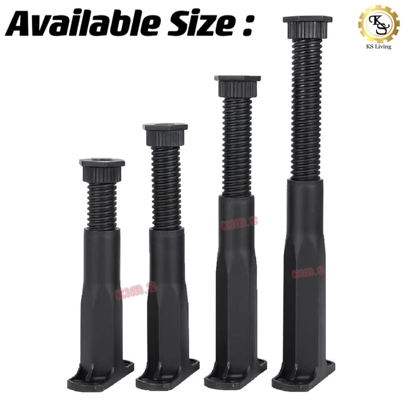 Kim.S Adjustable Plastic Stand Leg Sofa Bed Kaki Support Bearing ...