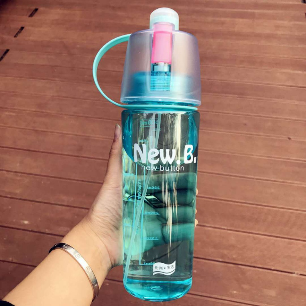 Botol Air Budak Sekolah Spray Sport Water Bottle With Straw Drinking ...