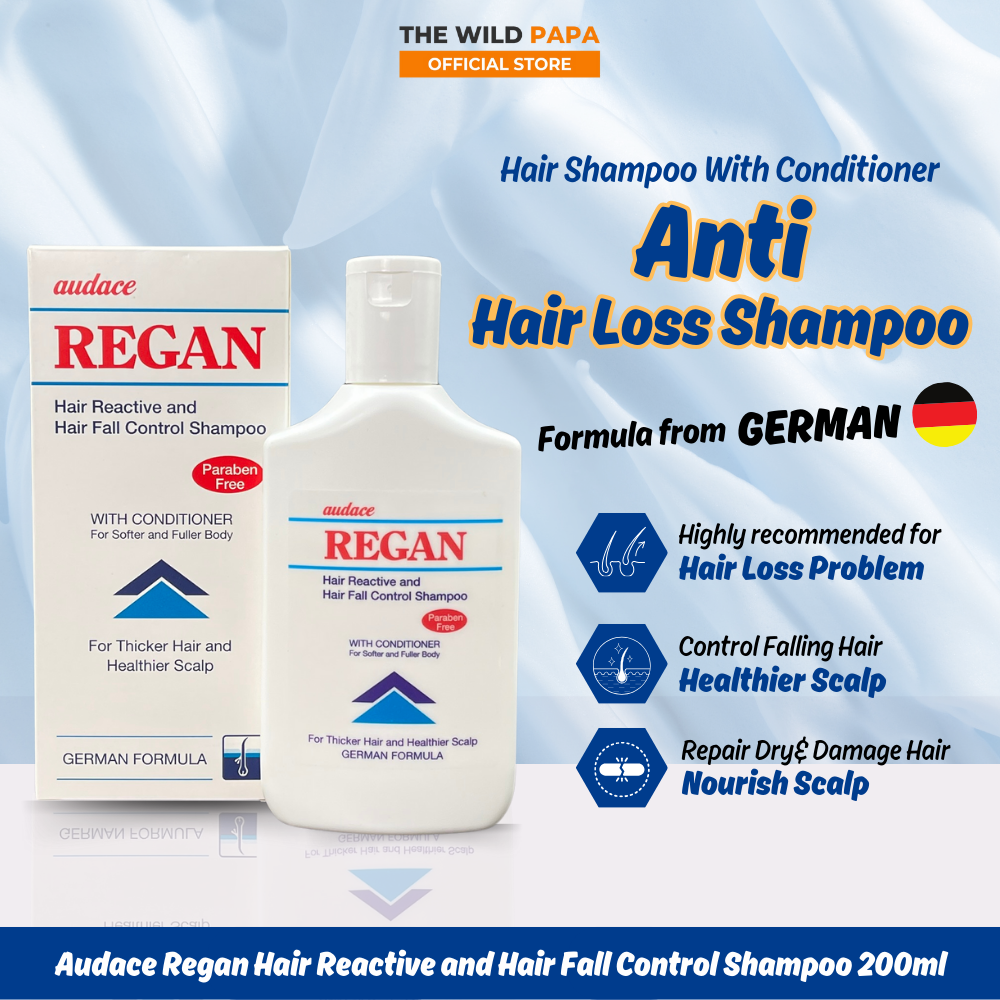 AUDACE Regan Hair Reactive and Hair Fall Control Shampoo 200ml Hair ...