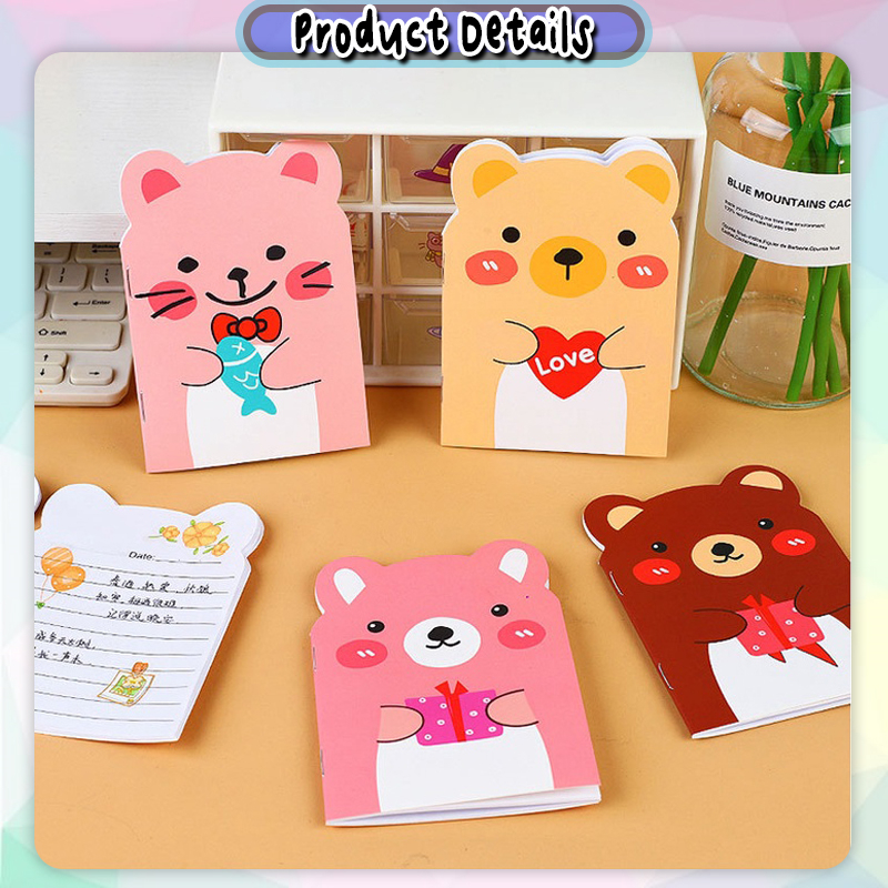 [Happy Kids] Cartoon Portable Mini Notebook School Memo Book Mini ...