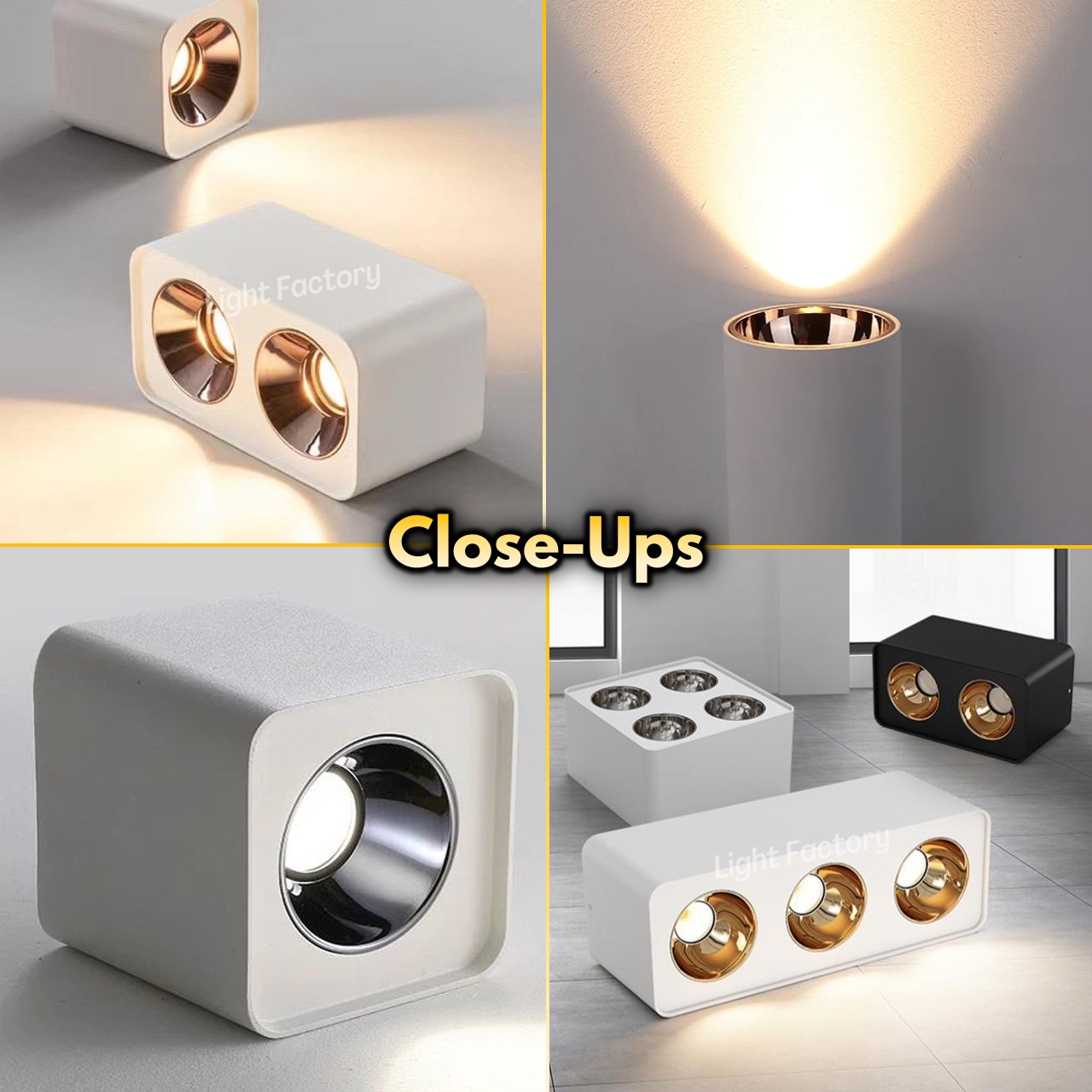 🔥NEW🔥Modern LED Surface Eyeball Black/White Fitting with Bulb GU10 7W ...