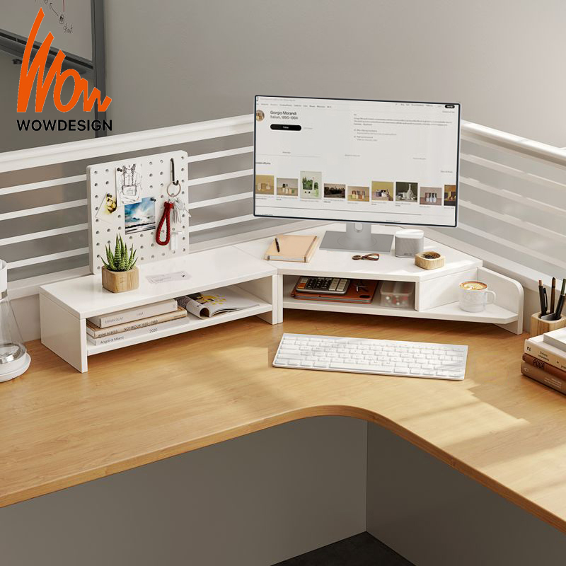 1/2 Tier Screen Monitor Shelf Monitor Stand Desktop Computer Rack Desk ...