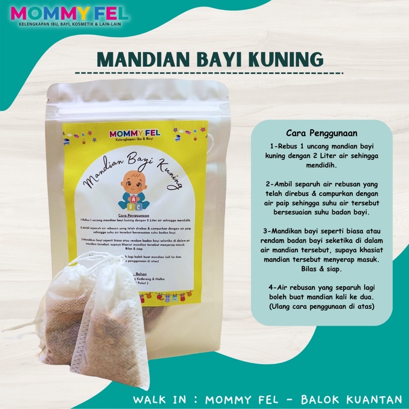 MANDIAN BAYI KUNING BY MOMMY FEL / MANDIAN BABY KUNING JAUNDICE HERBAL ...