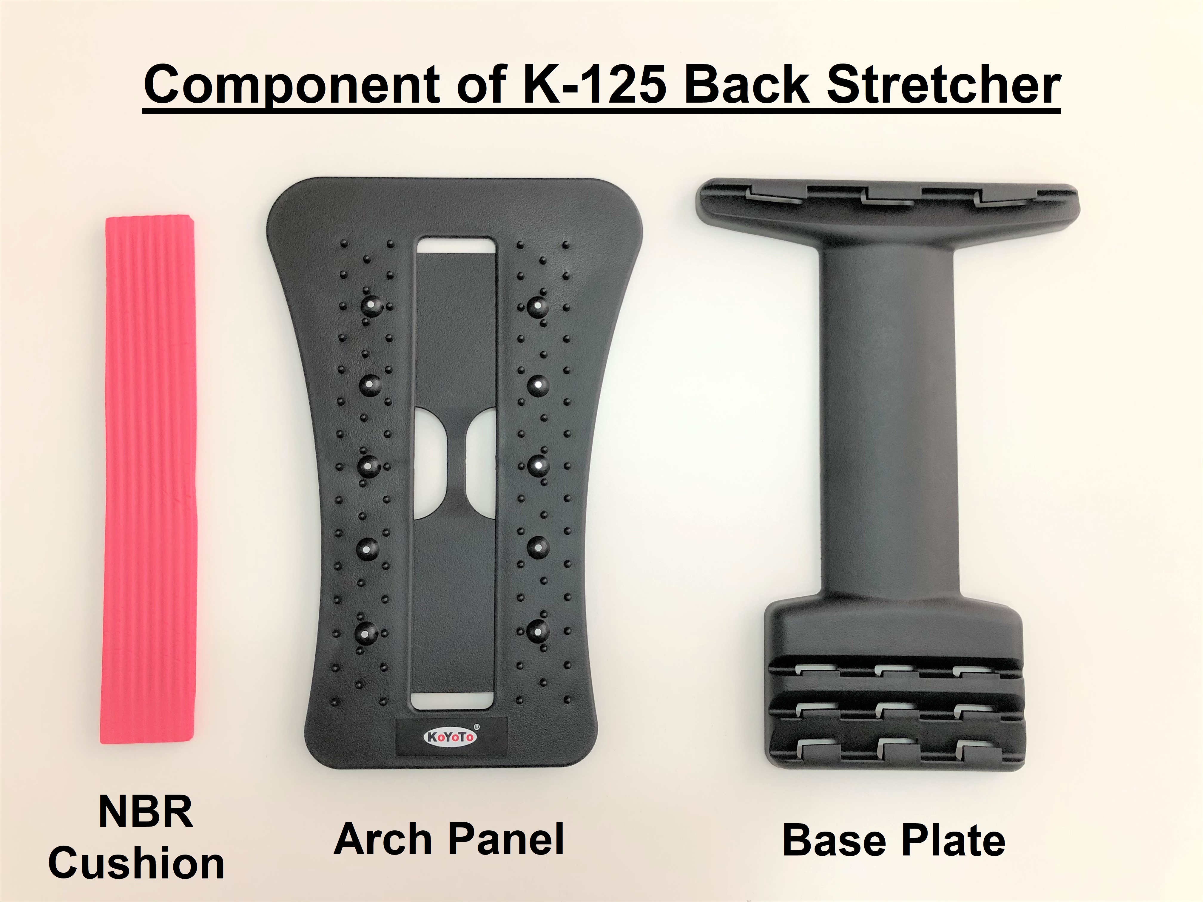 KOYOTO K-125 Back Stretcher Lower Back Pain Relieve Herniated Disc ...