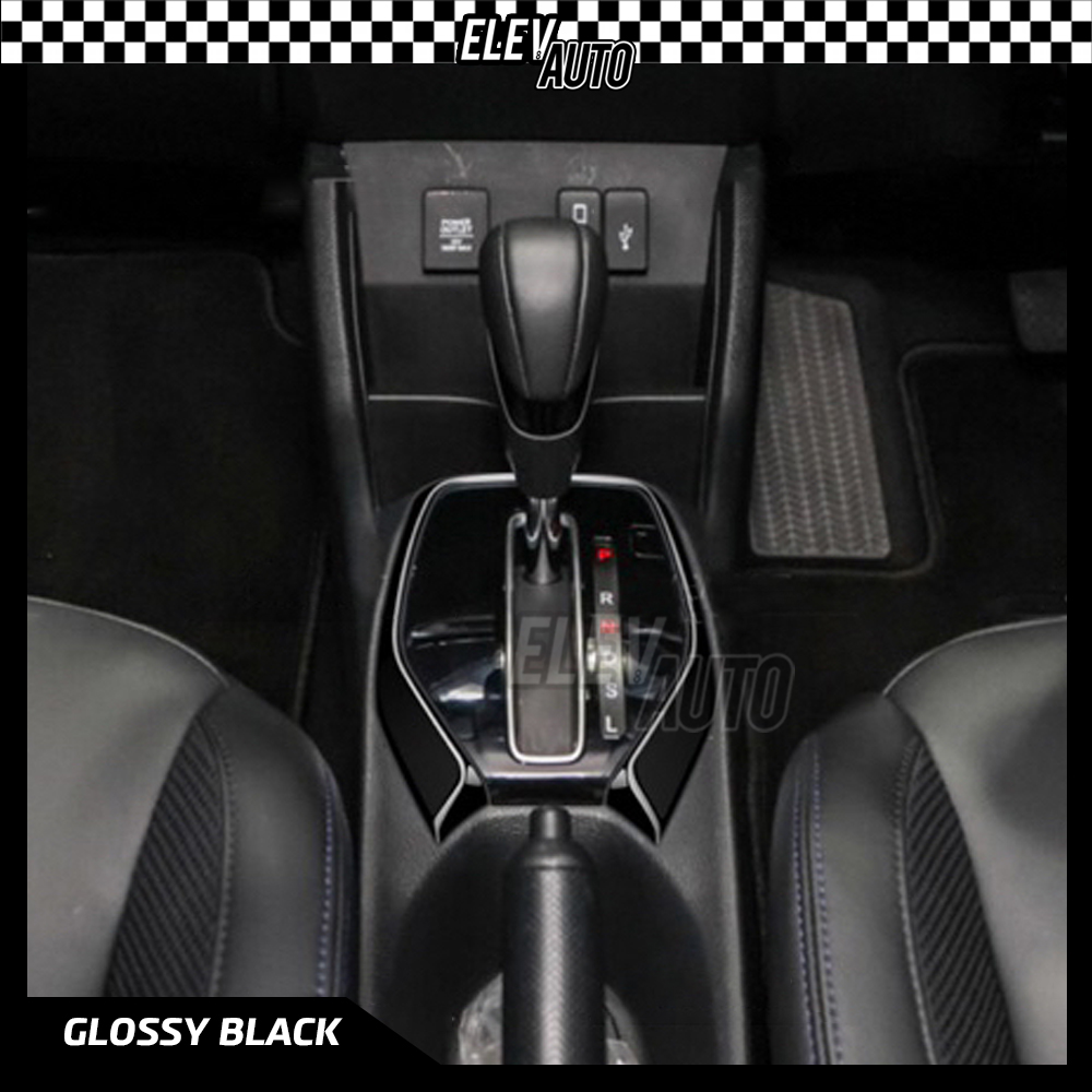 Honda WRV WR-V Gear Shift Panel Cover Interior Trim Carbon Fiber Black ...