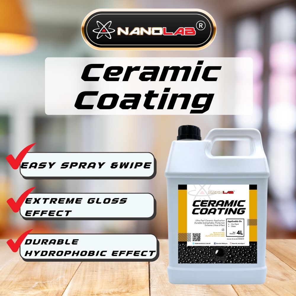 Premium Grade Ceramic Coating Spray 4L | Car Paint Quick Crystal Coat ...