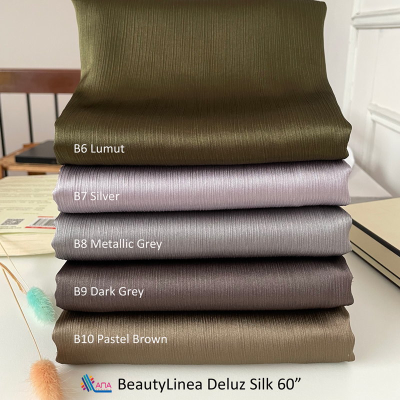 Ana Textile Beautylinea Deluz Silk Ironless Bidang 58/60 Price For 0.5m ...