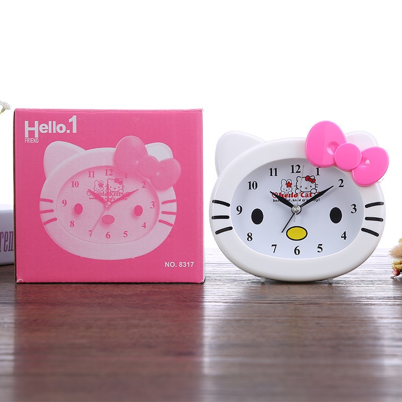 Hello Kitty Alarm Clock Digital Clock Children Desk Clock Kids Gift ...