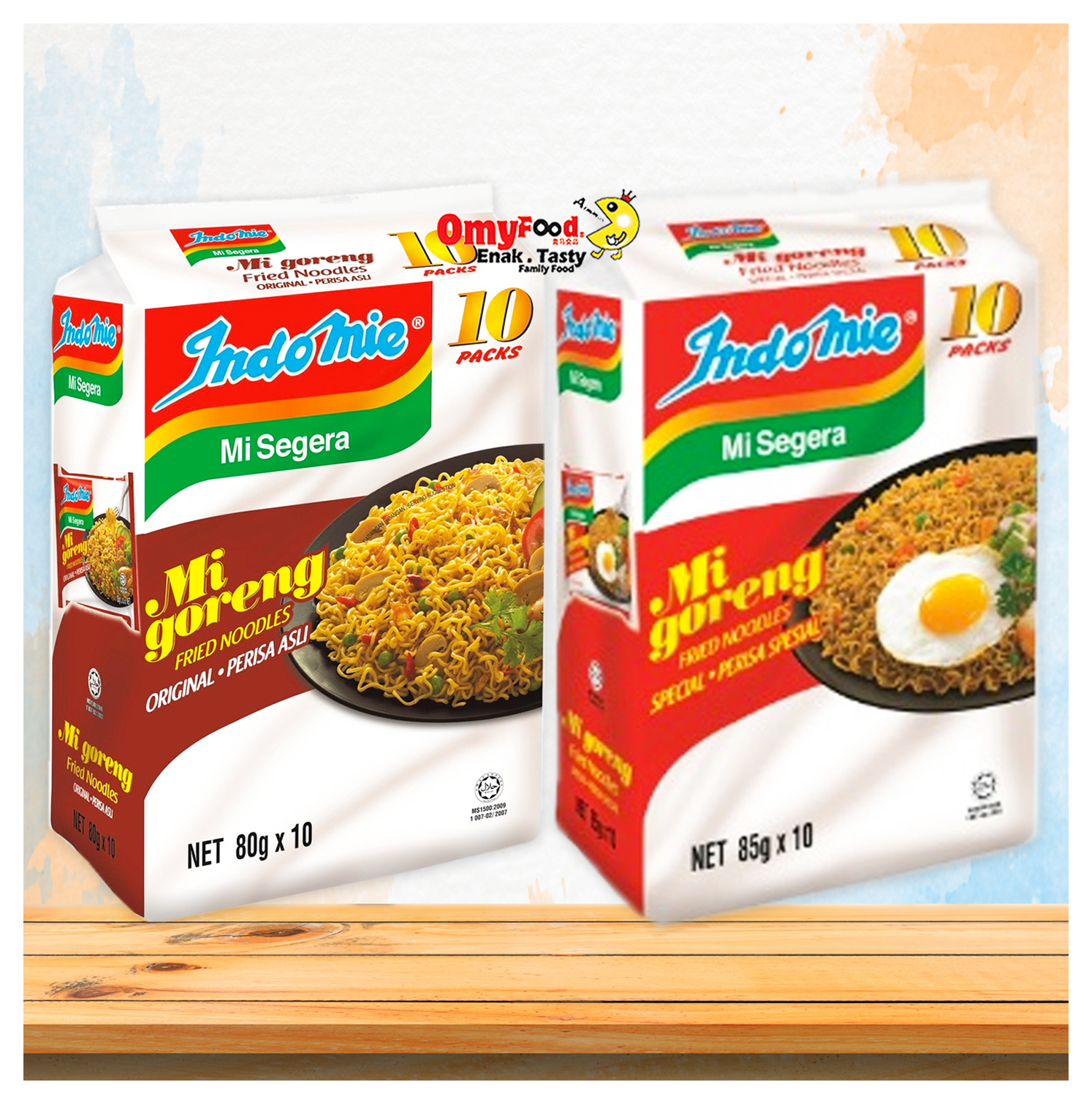 85g x 10packs Indomie Mi Segera [Original / Special][OmyFood] | Shopee ...