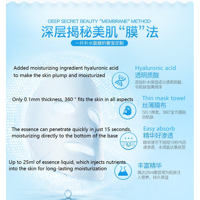 ProCare Ice Membrane Hydration Moisturizing Facial Mask 形象美冰膜补水保湿面膜 ...