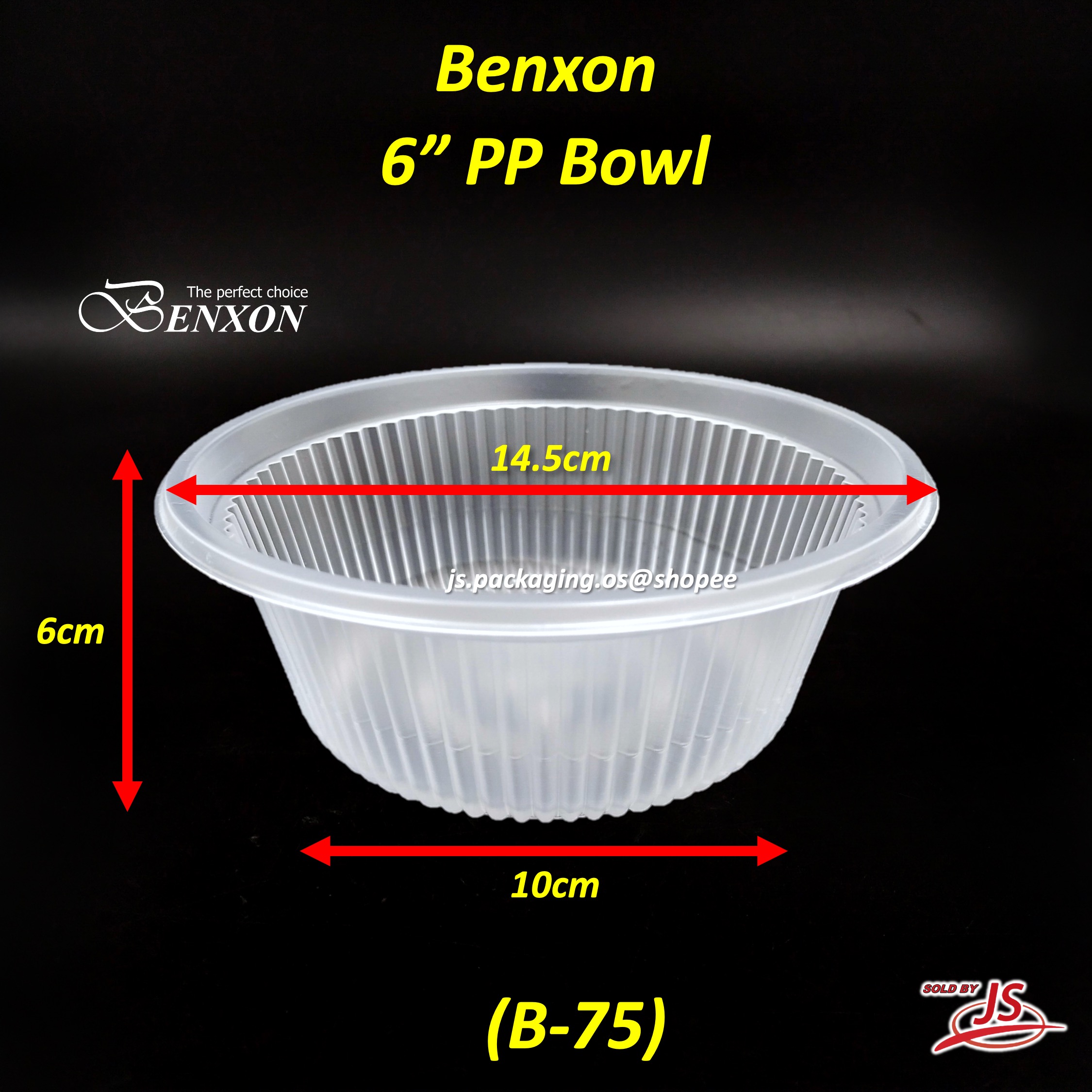 Bowl Disposable PP Plastic Bowl 4"/5"/6" [50/100pcs±] Mangkuk Plastik ...