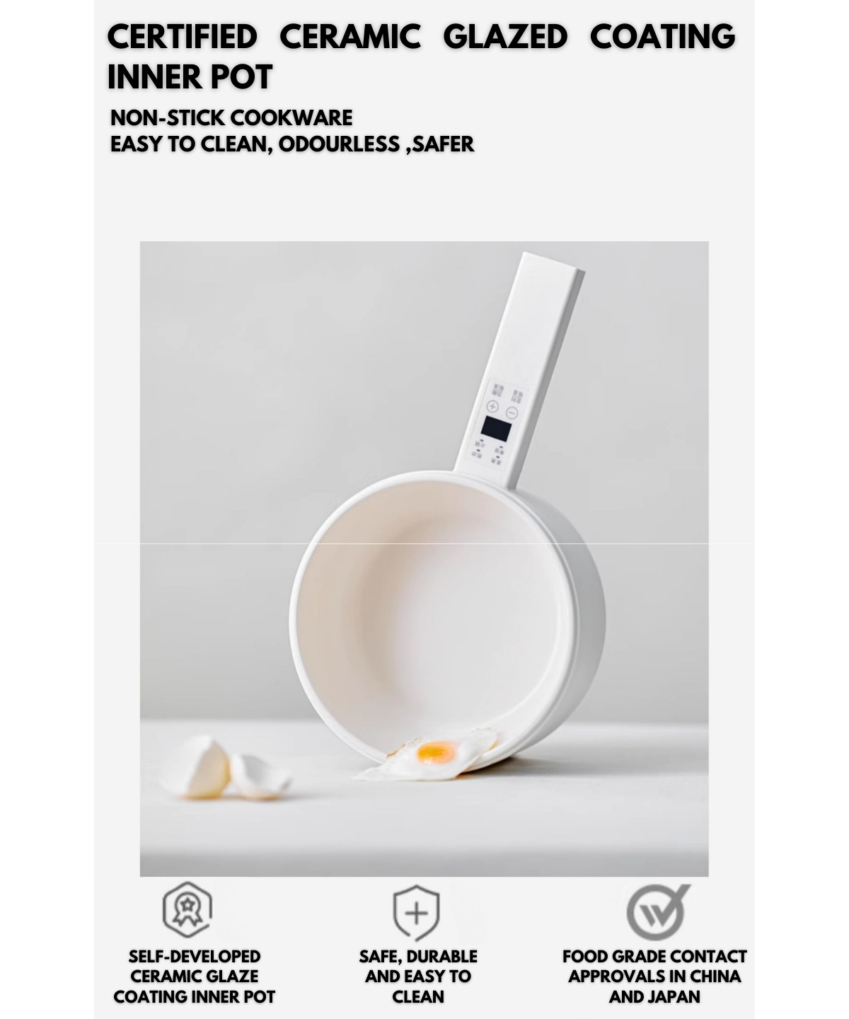 Olayks Multifunction Electric Cooker Steamboat Pot Frying Pan Rice Cooker (1.5L / 2L) 多功能电煮锅 宿舍锅 ...