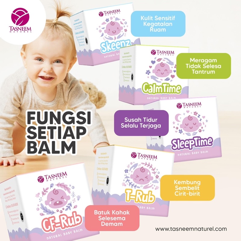 Tasneem Naturel Baby Balm, Patch Herba, Minyak Telon untuk Bayi kuning ...