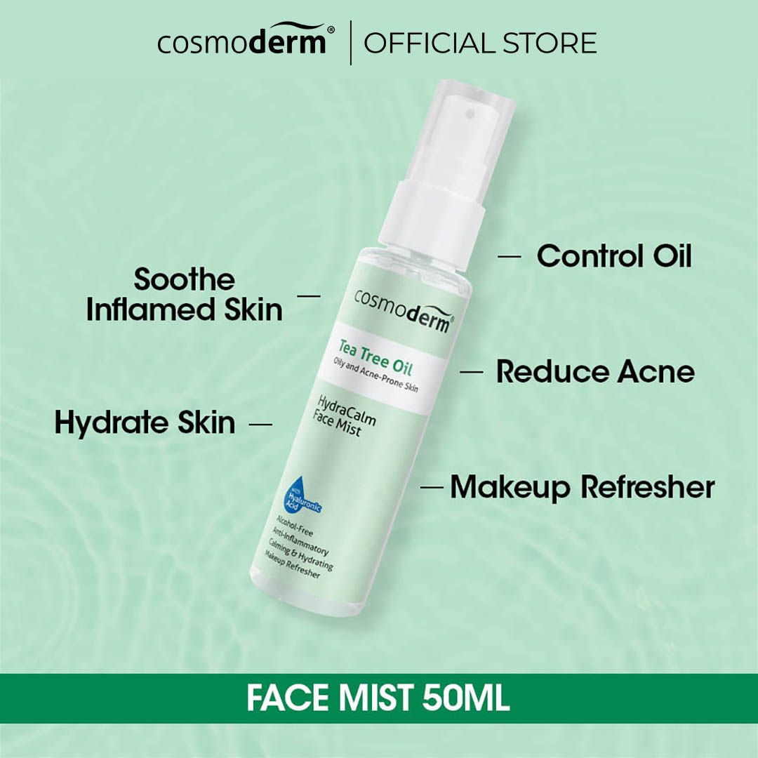 Cosmoderm Tea Tree Oil HydraCalm Face Mist 50ml | Shopee Malaysia