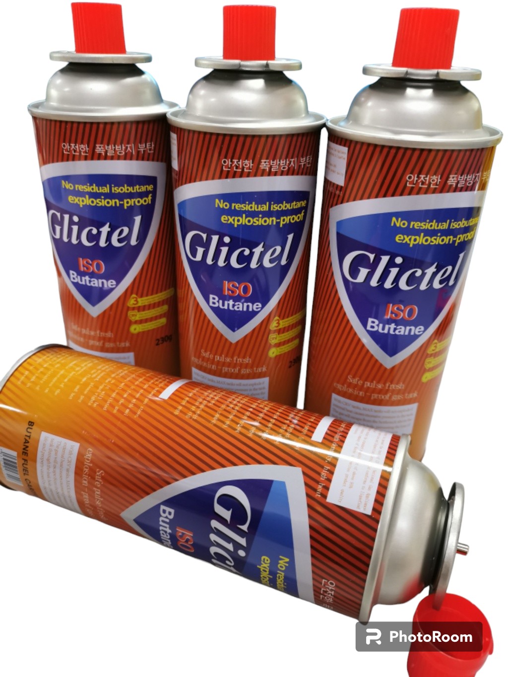 Glictel 230g Butane Gas cartridge (For Portable Cooking store use) 🔥 ...