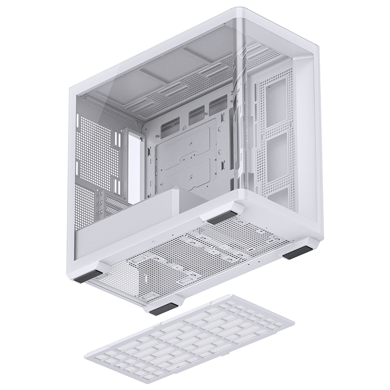 Jonsbo D300 PC ITX / MATX Gaming Chassis Desktop Casing ( Black / White ...