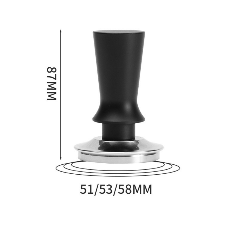 [51/53/58mm]Thread Desigm Constant Spring Tamper Espresso Coffee Tamper ...