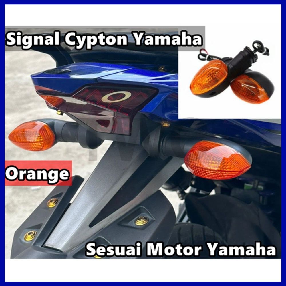 YAMAHA SIGNAL VIETNAM LC135 V2 FRONT SIGNAL SET SIGNAL DEPAN SET WITH SOCKET PNP LC 135 V4 V5 V6 ...