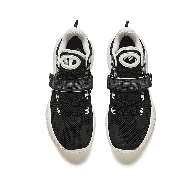 ANTA Men Splash 6 LITE BASKETBALL SHOES 1124B1608-2- Black/Paper White ...
