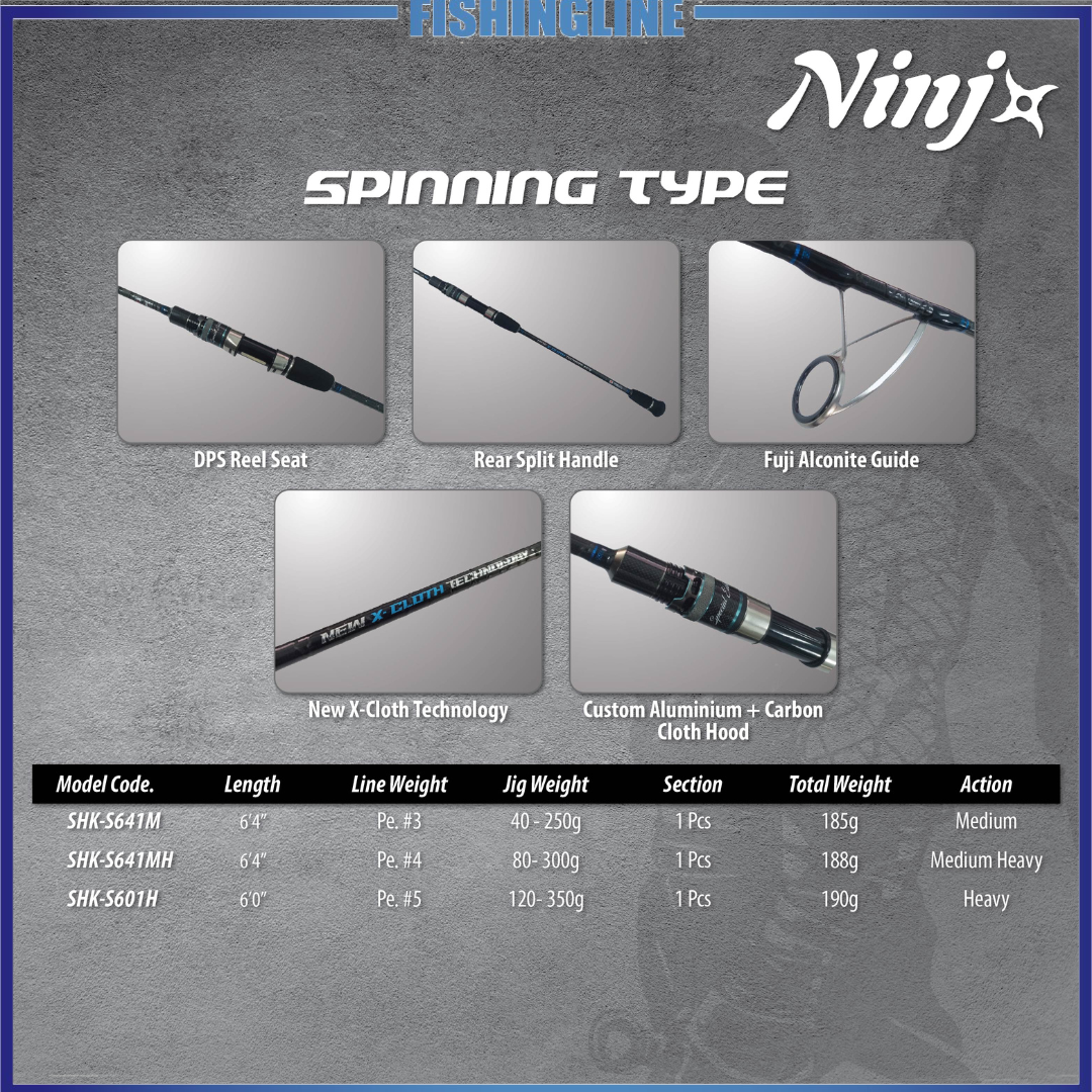 "NEW!!"NINJ SHURIKEN HOLLOW ROD{NEW X-CLOTH TECHNOLOGY} | Shopee Malaysia