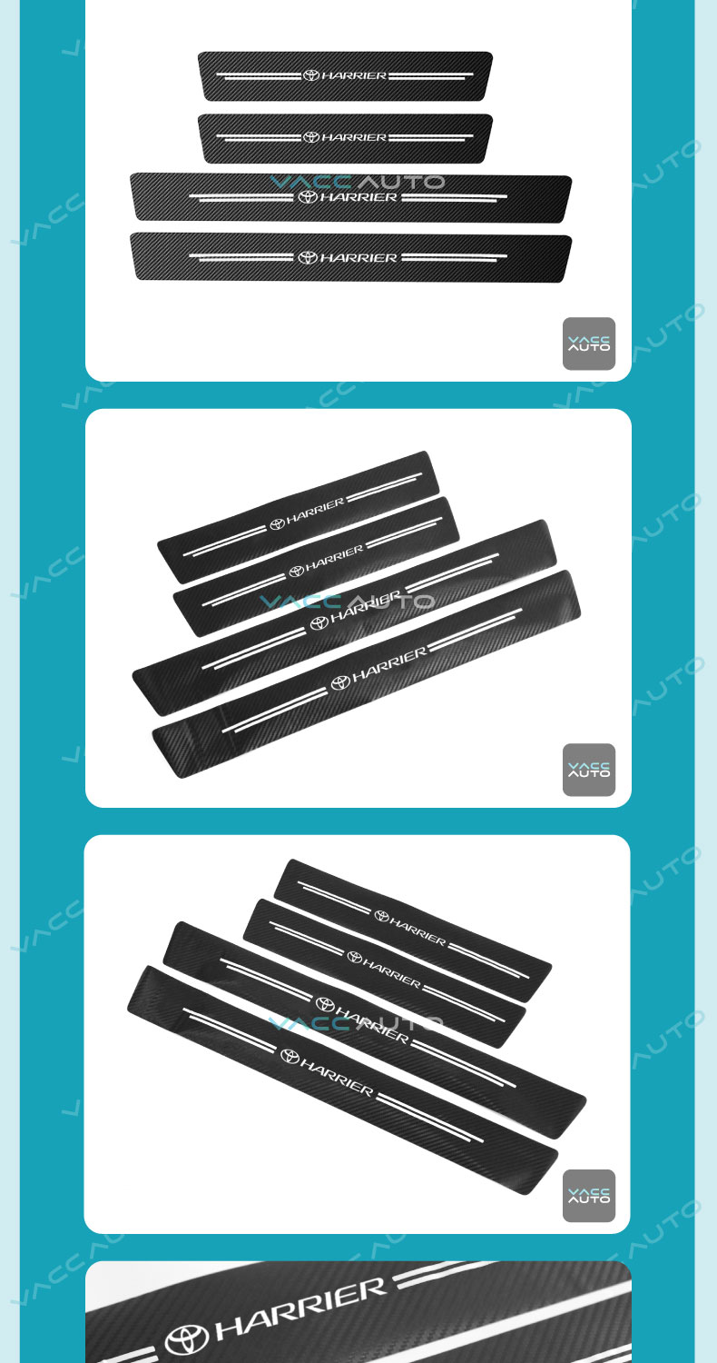 Toyota Harrier XU80 4th Gen (2020-2025) Door Step Sticker Carbon ...