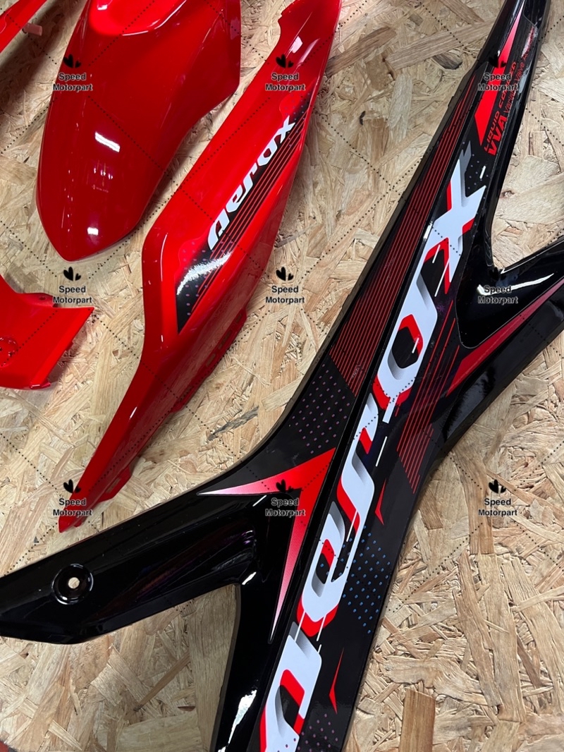 COVER SET NVX V1 V2 FULL RED VRC AEROX | Shopee Malaysia